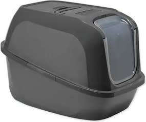 Moderna Mega Deluxe tmavě šedá / Toaleta pro kočky / s krytem / 65,8x4
