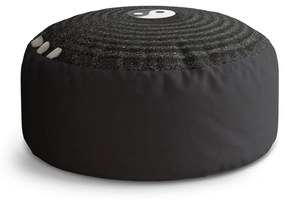 Sablio Taburet Circle Jin a jang: 38x48 cm