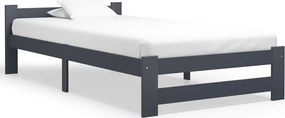vidaXL Rám postele masivní borové dřevo 100 x 200 cm [321999] Barva: Tmavě šedá