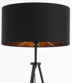 Stojací lampa 1xE27/40W/230V černá