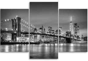 Gario Obraz na plátně Brooklynský most - 3 dílný Rozměry: 60 x 40 cm