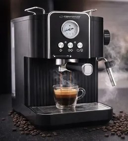 Esperanza EKC010 černá / Espresso kávovar / 20 bar / 850 W / 1,8 l / n