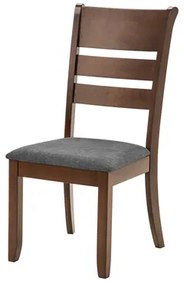 Šedá čalouněná židle DANUS