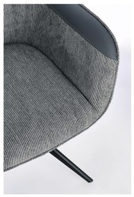 BIZZOTTO Otočné křeslo ISOTTA GREY 0733505