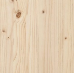 vidaXL Rám postele masivní borovice 100 x 200 cm [3104143] Barva: Bílá