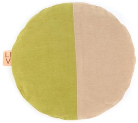 LIV Design Sedací i dekorační polštář LENTILS z recyklovaných materiálů Zvolte barvu: LIV: Zeleno-krémová