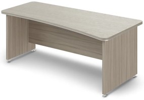 Ergonomický stůl TopOffice 200 x 100 cm, pravý, driftwood