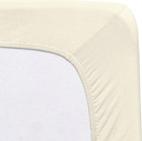 XXXLutz ELASTICKÉ PROSTĚRADLO, žerzej, alabastrová, 180-200/200-220 cm Florella - Prostěradla - 004388002702