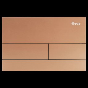 Rea Rea, Podomítkový WC systém K011A-Q + tlačítko typ-T měděná matná, KPL-E0053