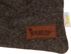 Pelíšek pro psa Purlov 24593 77 x 59 x 3 cm, hnědý
