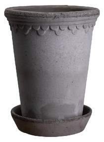 Květináč Kobenhavner s podmiskou Grey Tall 14 cm Bergs Potter