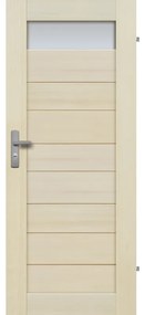 Interiérové dveře Radex dřevěné TOSSA 1S Šířka dveří: 100 cm, Otvírání dvěří: Levé