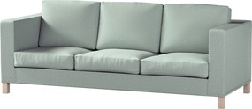 Potah na pohovku IKEA  Karlanda 3-místná nerozkládací, krátký barva zelená látka pletený vzor