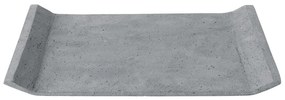 Dekorační odkládací tác, betonový, velký, tmavě šedý BLOMUS