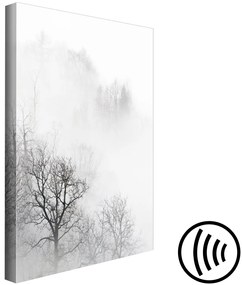 Obraz Stromy v mlze (1-dílný) vertikální