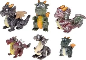 JOKOMISIADA Sada dračích figurek II / Figurky / 6 ks / cca 3-6 cm / pl