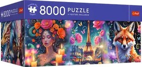 TREFL Puzzle Premium Plus: Barevný svět / 8000 dílků / 180,5 x 132,5 c