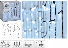 Lampičky Kurtyna 360 Led studené bílé