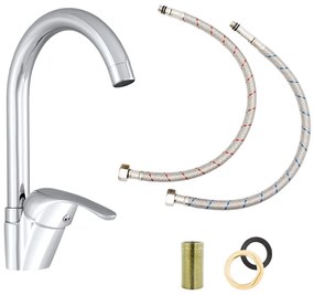 Gamma Rio, vysoká dřezová baterie h-275, chrom, GMA-BRIO-CH