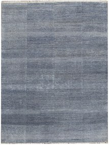 Diamond Carpets India, Ručně vázaný kusový koberec Diamond DC-MCN Denim blue/silver, 140x200, modrá, chodba / předsíň