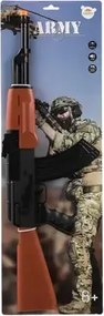 TEDDIES Samopal ARMY 62 cm / Dětská zbraň / Se zvukem a světlem / od 6