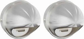 vidaXL Kryty vzduchových ventilátorů 2 ks Stříbrná 200 mm [42019382]