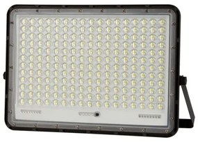 LED Venkovní solární reflektor LED/30W/3,2V 4000K černá + DO