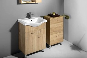 Aqualine Aqualine, KERAMIA FRESH skříňka horní 70x50x20cm, bílá, 52362