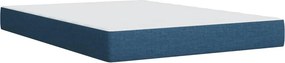 Box spring postel s matrací modrá 160x200 cm textil 3285945
