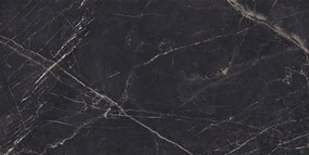 Mexen Eminet Black glazovaný gres rekt. G1, obkladačka podlahová-nástěnná 120 x 60 cm, vysoký lesk - TL201-120-060-00