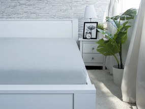 XPOSE® Jersey prostěradlo Exclusive - světle šedé 120x200 cm