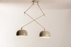 Závěsné designové svítidlo nad stůl Snap Light Duo Monaco Sand