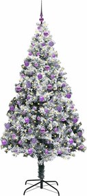 Umělý vánoční stromeček Bílá 210 cm PVC, ocel a plast 3396977