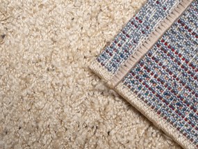Kusový koberec Efor Shaggy 2226 Beige, 80x150, béžová, obývacia izba, Mono Carpet