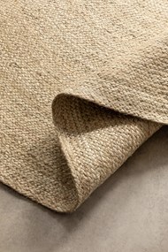 Hanse Home Collection koberce Kusový koberec Jute Braided 106007 Ivory - 140x140 (průměr) kruh cm