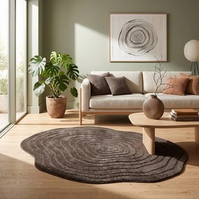 Hnědý koberec 160x230 cm Pebble – ESTE