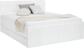 XXXLutz POSTEL, 160/200 cm, bílá Hom`in - Manželské postele - 001803069018