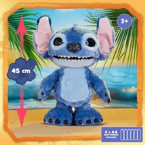 JUST PLAY Interaktivní plyšák Stitch Ultimate / Disney: Stitch / zvuky