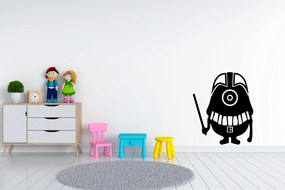 Lepy.cz Samolepka na zeď Mimoň - Star Wars - Darth Vader Velikost (šířka x výška): l10x132cm, Barevná varianta: Černá