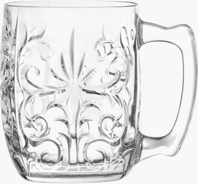 Sada křišťálových sklenic na koktejly Tattoo, 6 dílů