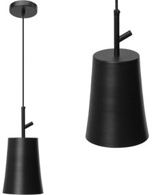 Toolight, závěsné svítidlo 1xE27 APP1034-1CP, černá, OSW-00698