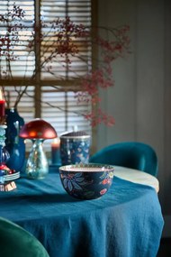 Pip Studio Berry Blues miska Ø 18cm, modrá (Mísa z tenkostěnného porcelánu na salát nebo špagety)