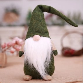 Flamenco Mystique Santa Claus, vánoční trpaslík, 44 cm, plyš, KSN22ZIE