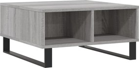 vidaXL Konferenční stolek 60 x 60 x 30 cm kompozitní dřevo [827050] Barva: šedá sonoma