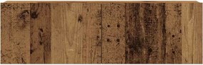 4dílná nástěnná TV skříňka ze starého dřeva 100 x 30 x 30 cm 3328945