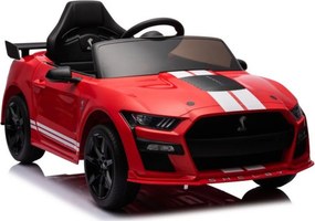 LEAN CARS Elektrické autíčko Ford Mustang GT500 Shelby červené