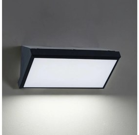 Brilagi - LED Venkovní nástěnné svítidlo TRIANGLE LED/20W/230V černá IP65