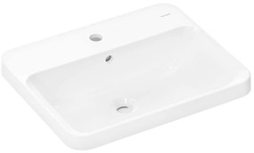 Hansgrohe Xuniva Q - Umyvadlo, 55x45 cm, s přepadem, otvor pro baterii, bílá 60162450