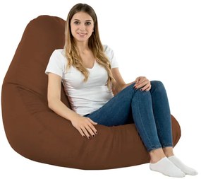 Sedací vak DROP XXL hnědý OUTDOOR