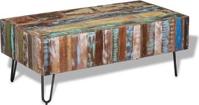 Konferenční stolek masivní recyklované dřevo 100 x 50 x 38 cm 243455